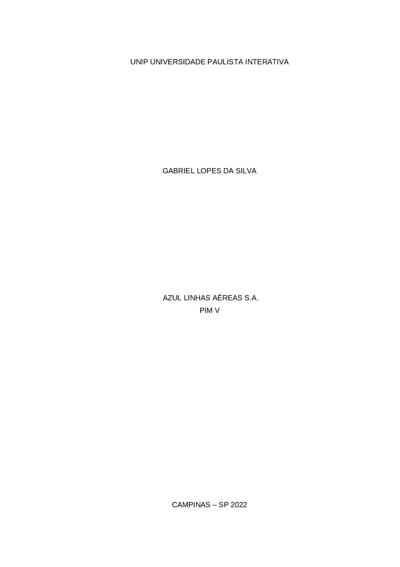 Projeto Integrado Multidisciplinar Ii Docsity