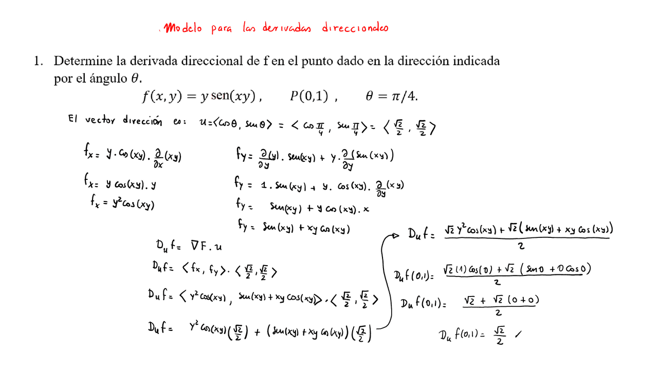 Modelo De Calculo Vectorial Ejercicios De Cálculo Docsity