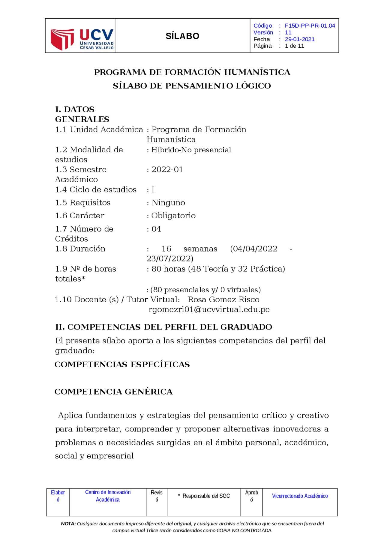 Practicas Calificadas Docsity