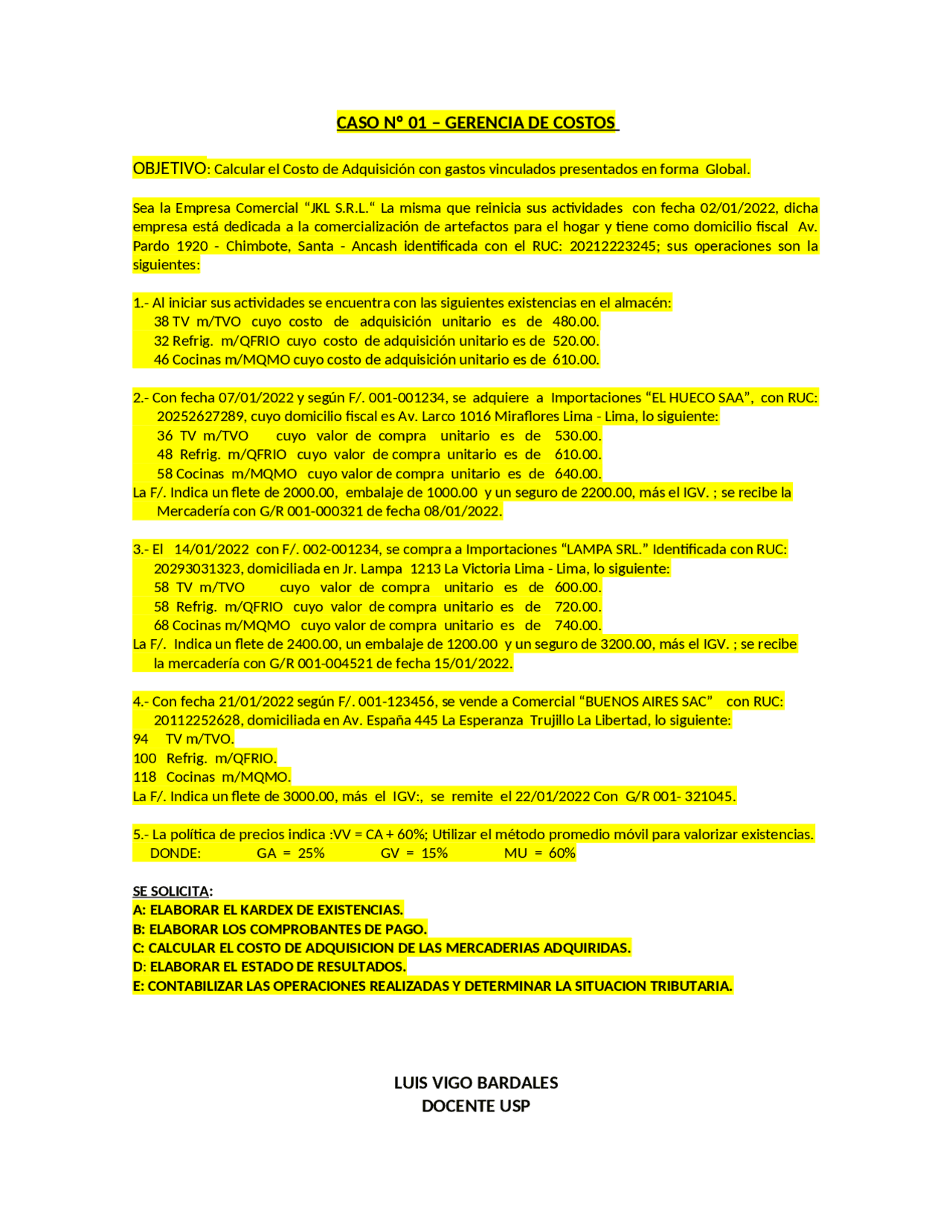 Costos Apuntes Generales Docsity