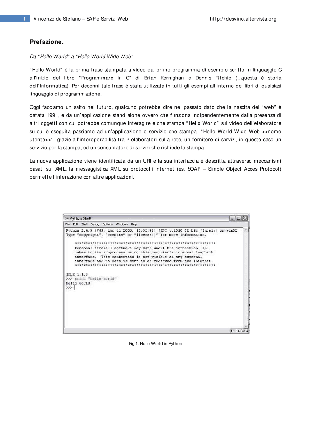 Sap Abap Servizi Web Docsity