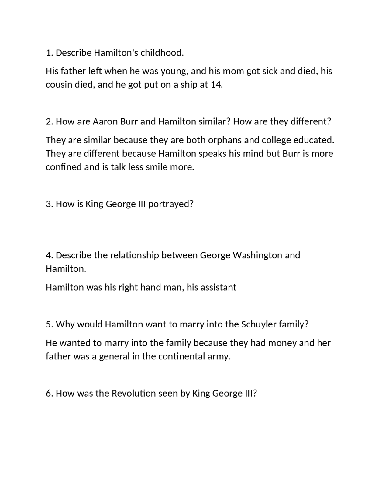 History history history | Cheat Sheet History | Docsity