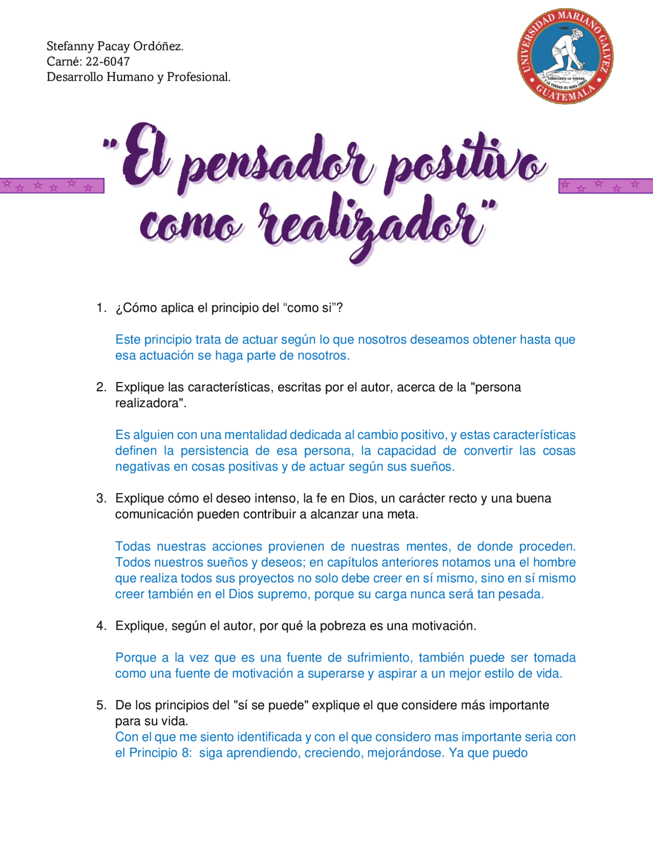 Apuntes Desarrollo Humano Docsity