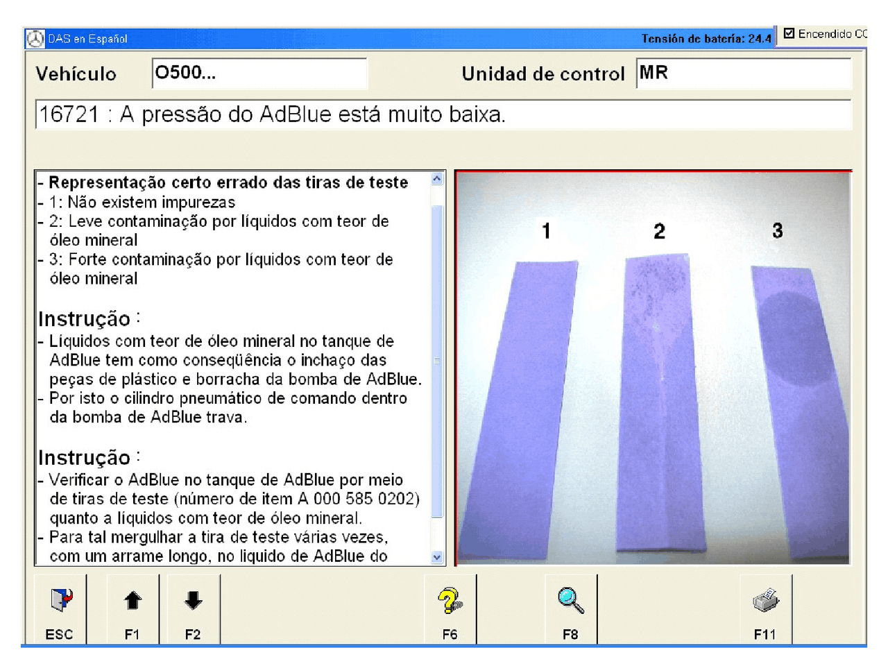 INSTRUÇÃO DE TRABALHO MERCEDES-BENZ PARA VERIFICAÇÃO DE CONTAMINAÇÃO DO ...