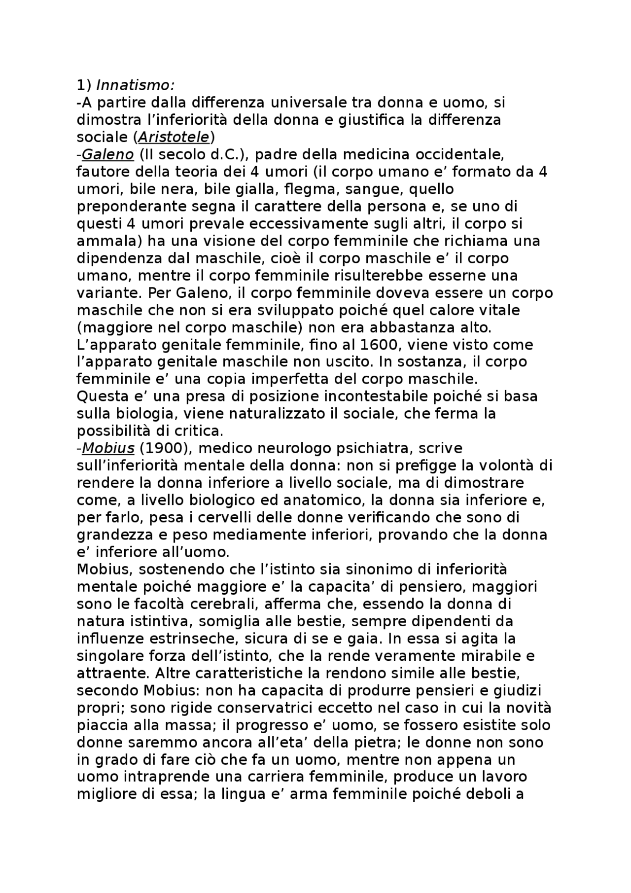 Appunti Di Sociologia Docsity