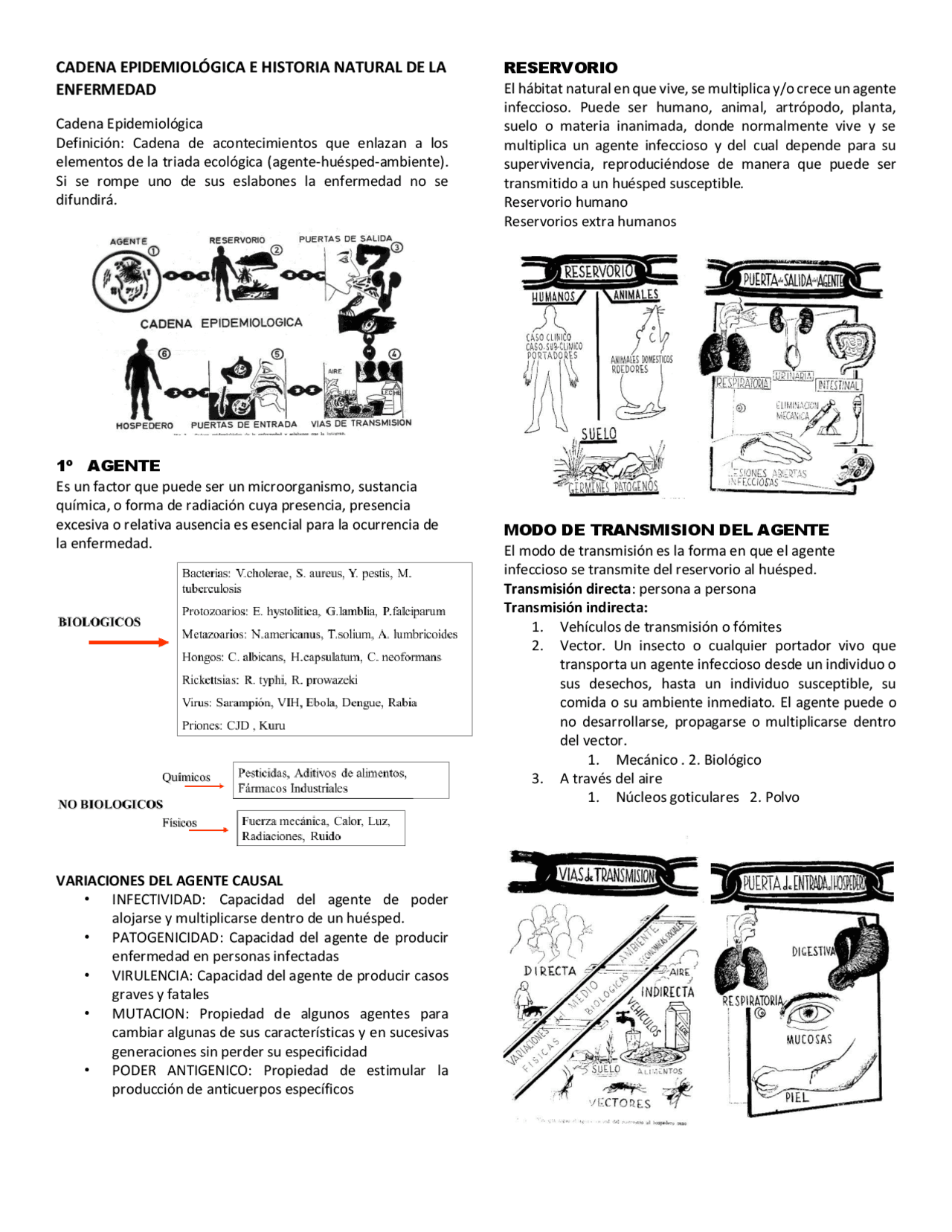 Epidemiologia Temario Docsity
