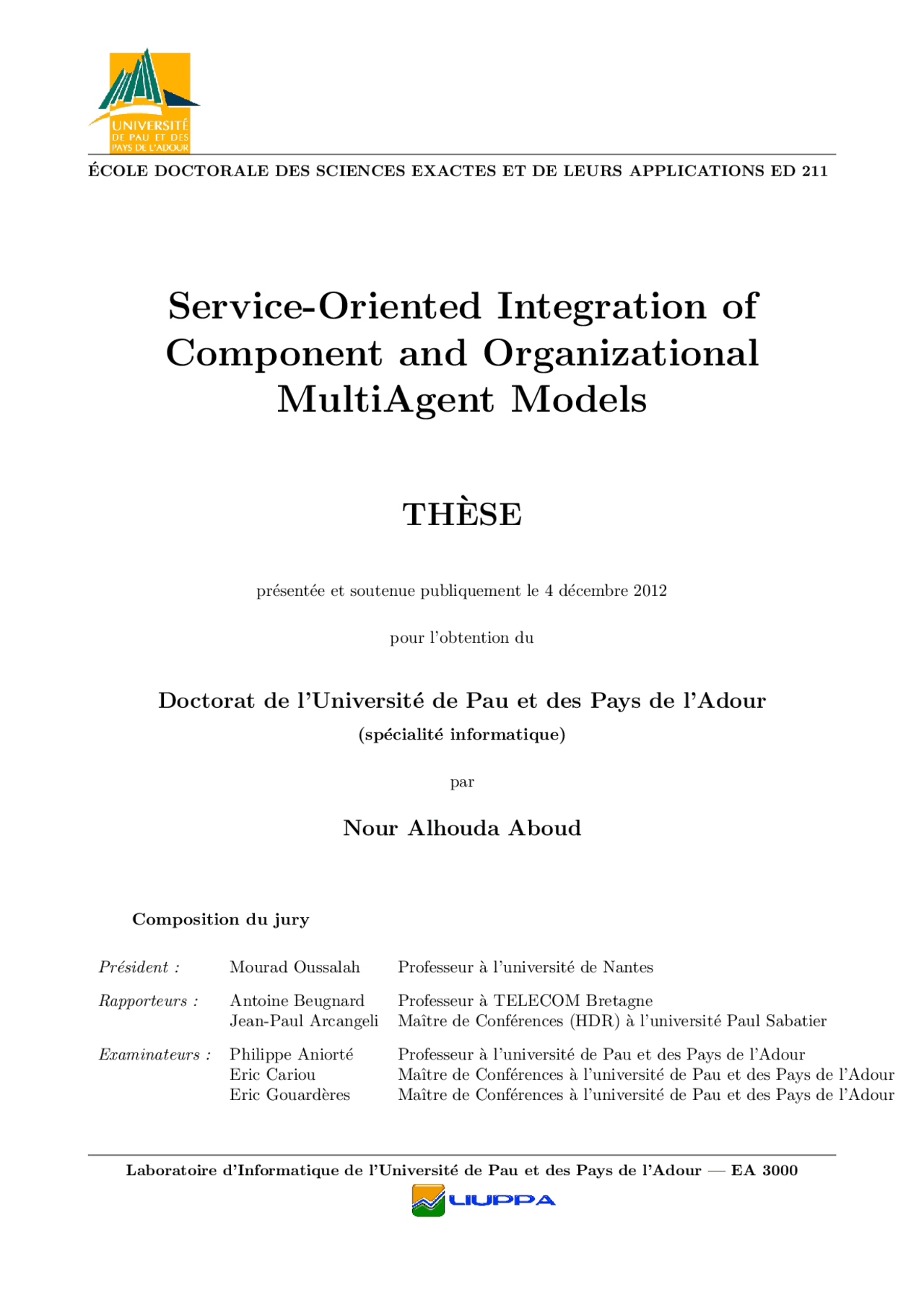 Service Oriented Integration And Organizational Multiagent Models Docsity