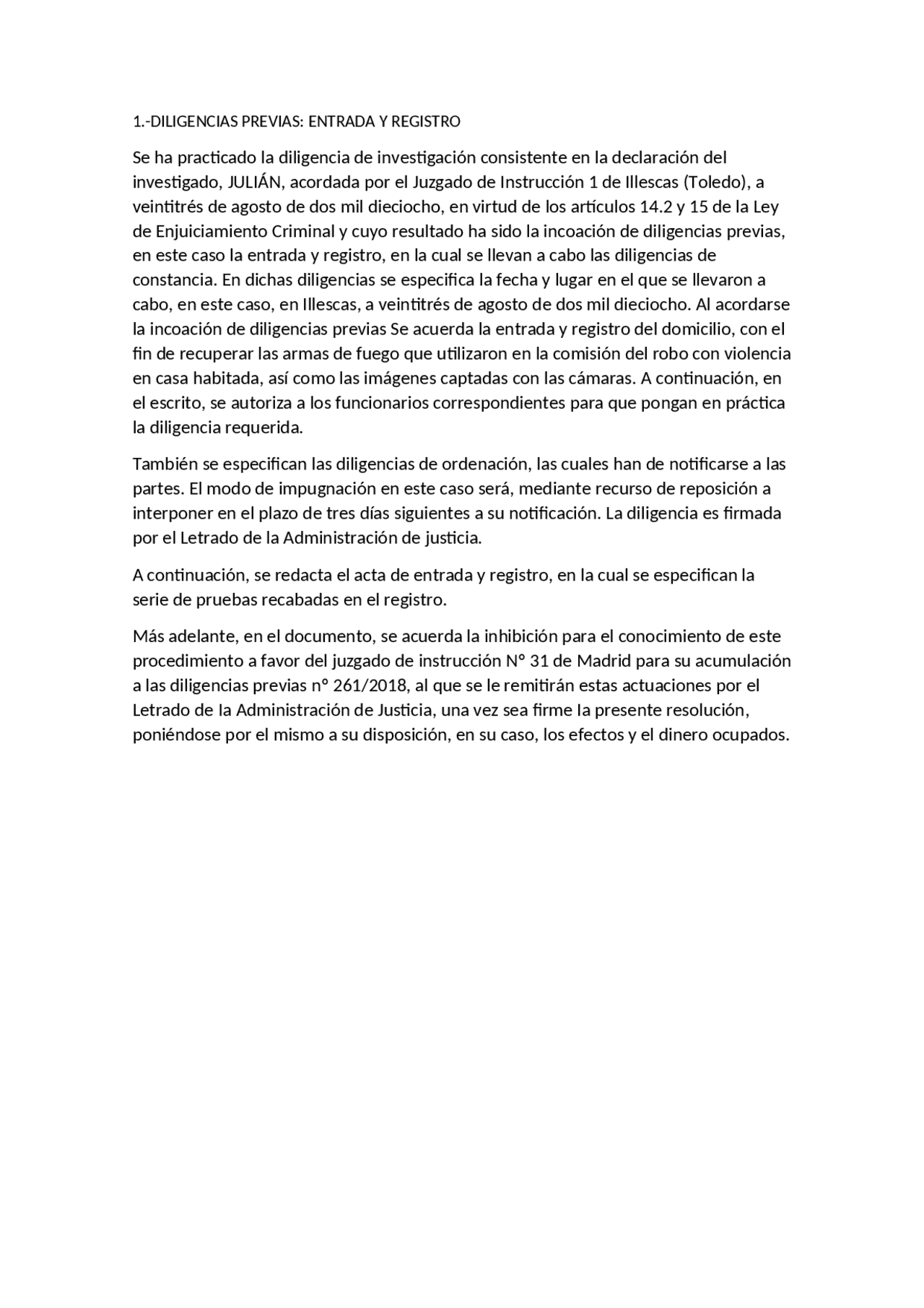 Practica Procesal Penal Docsity