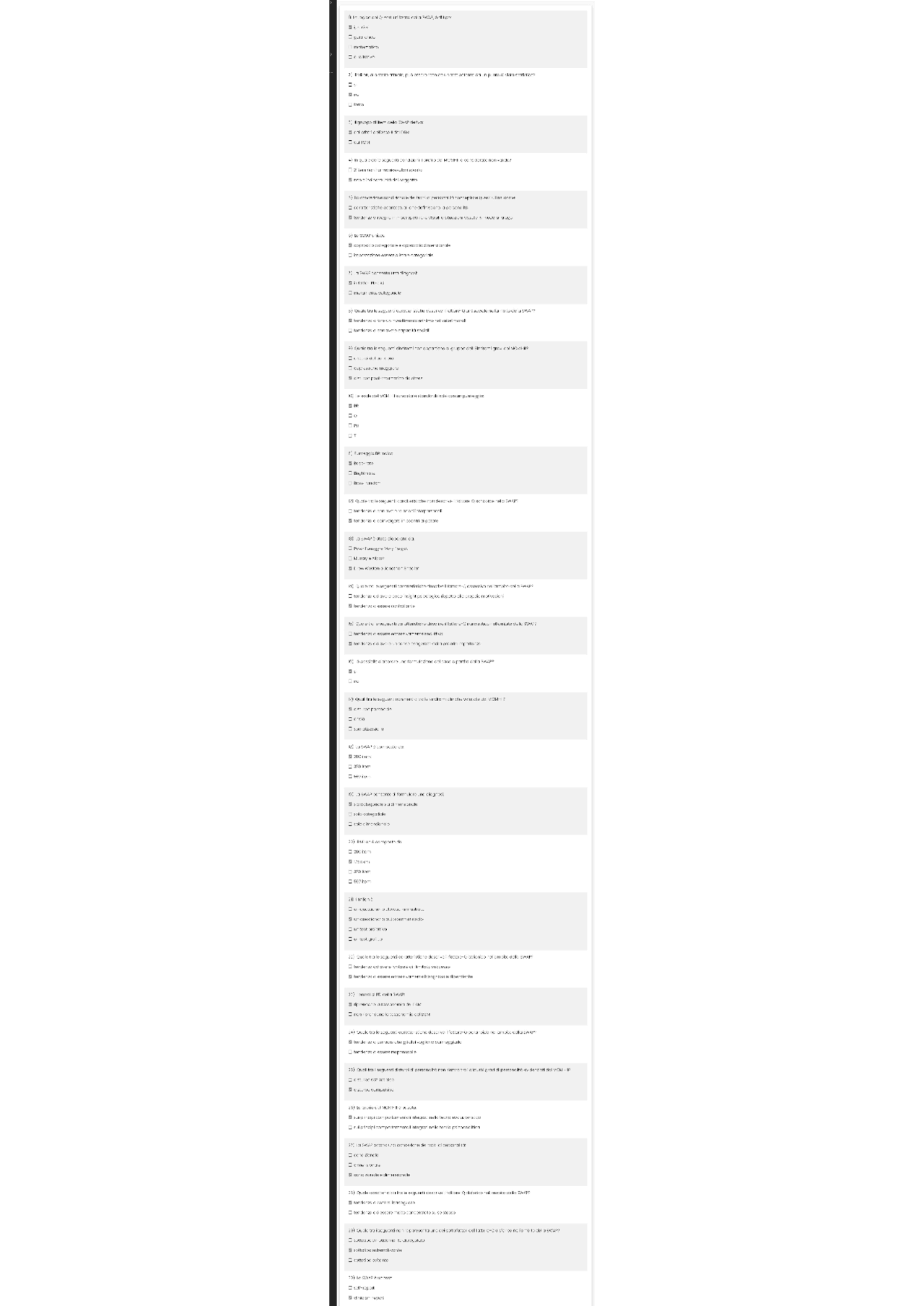Test su MMCI e SWAP per esame psicodiagnostica - Docsity