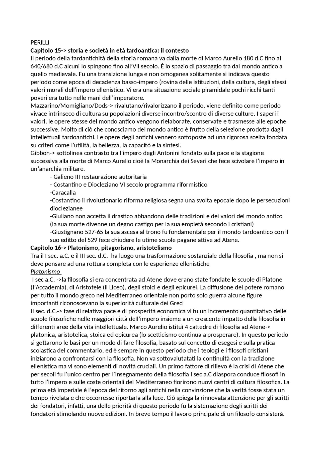 Lepoca Tardo Antica Docsity