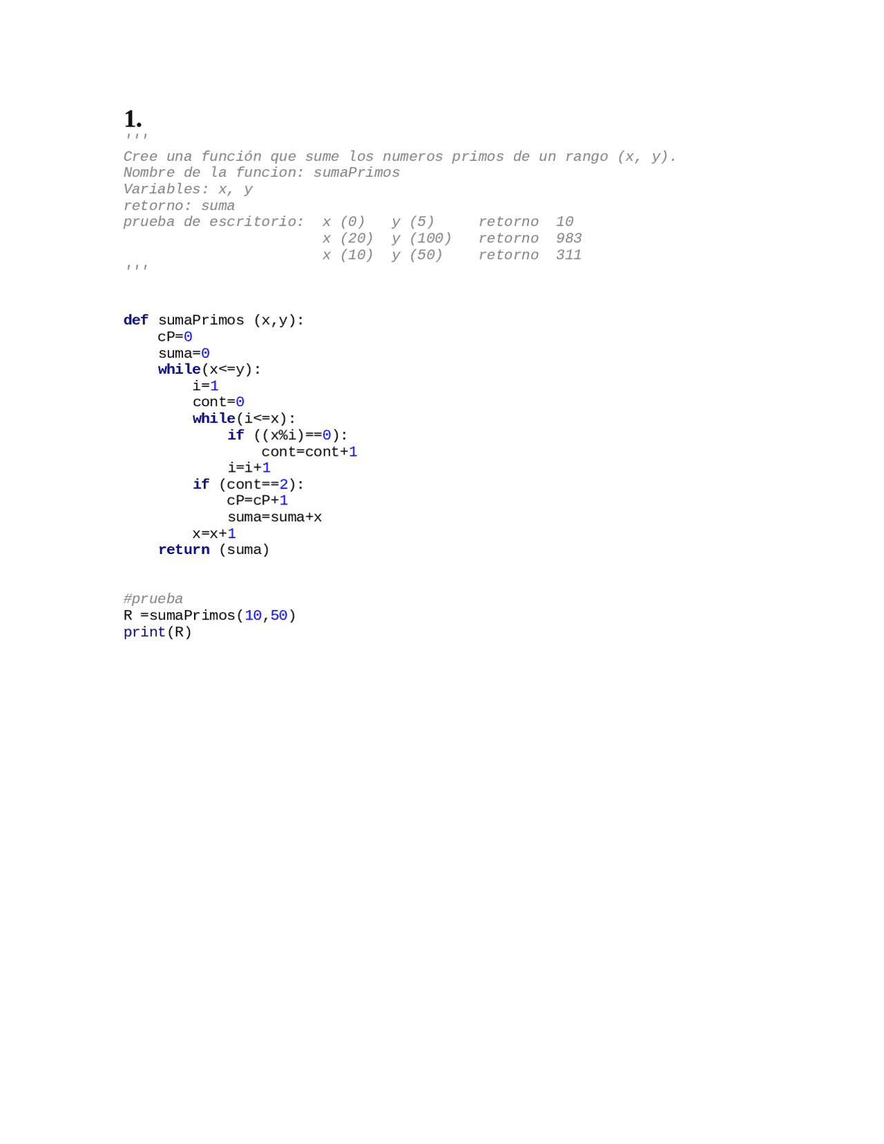 Ejercicio Programacion Ejercicios De Programación C Docsity