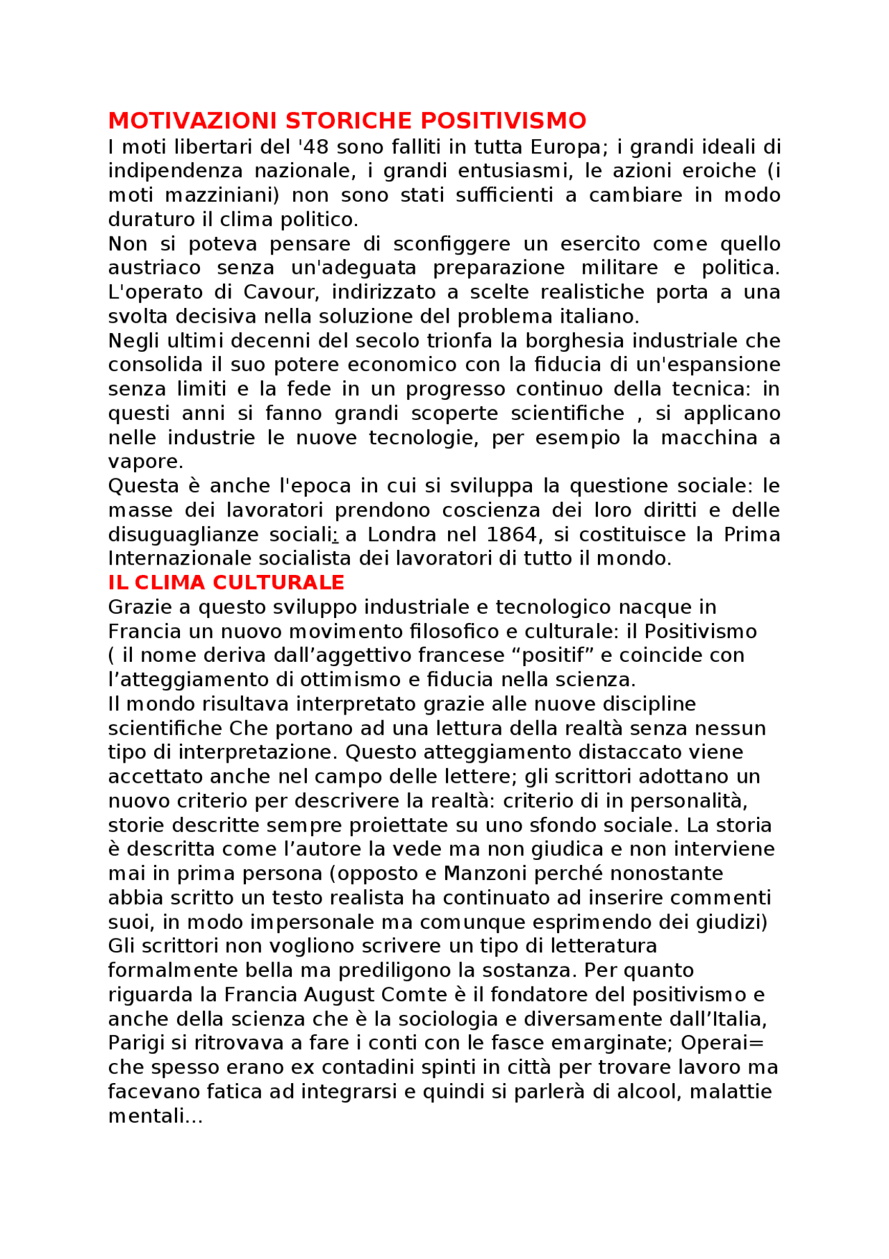 Appunti Giovanni Verga Approfonditi Docsity