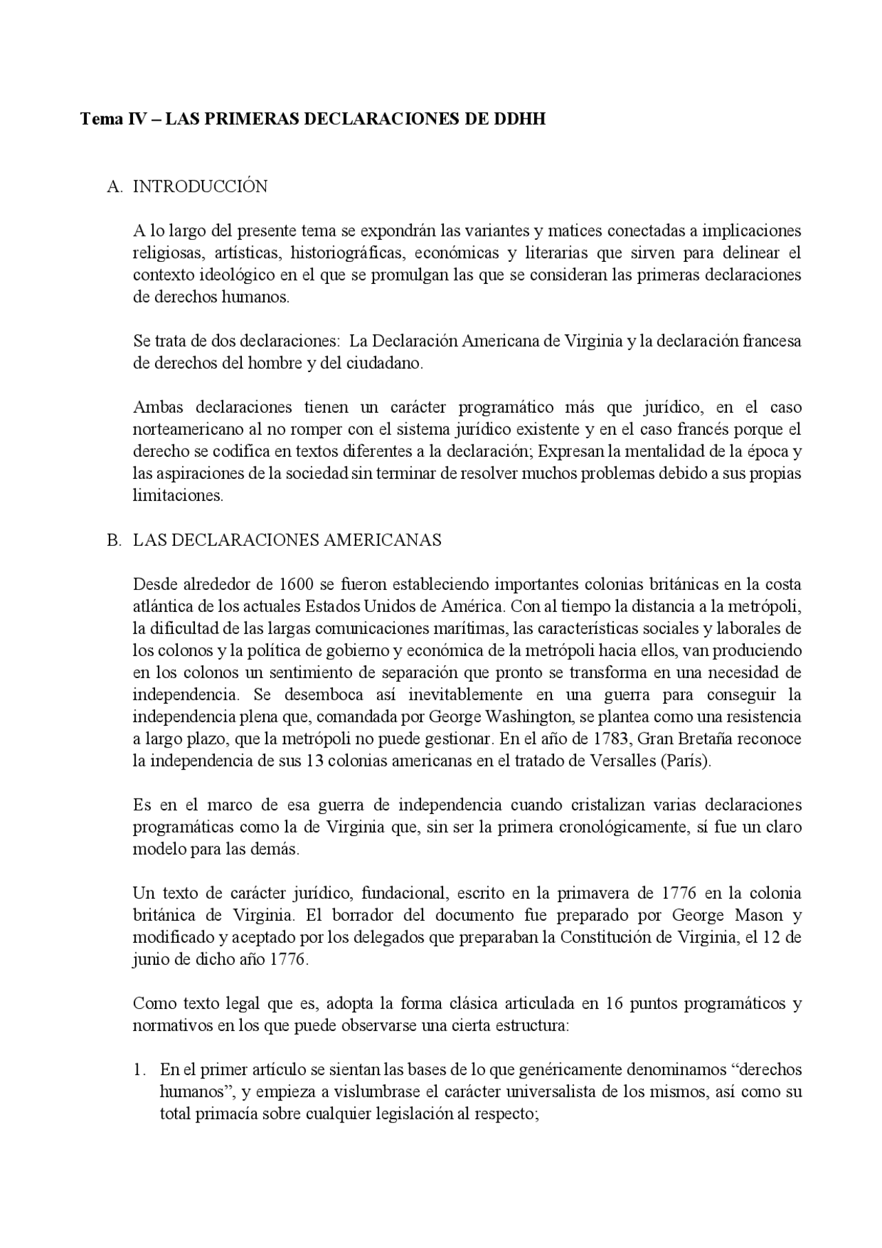 Tema 4 Derechos Humanos Ucm Apuntes De Derechos Humanos Docsity