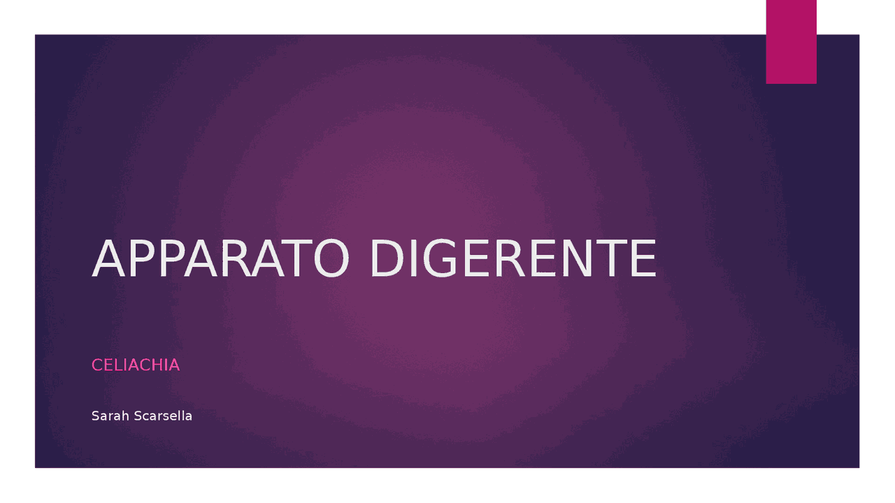 Apparato Digerente Power Point Slide Di Scienze Umane Docsity