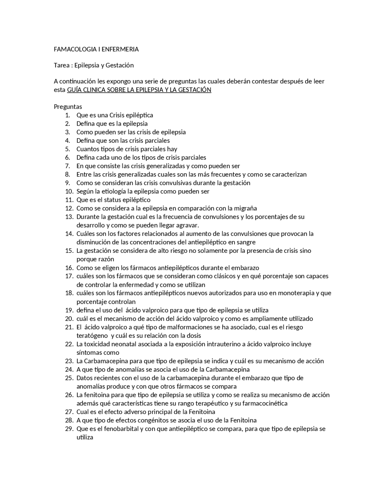 Epilepsia Y Gestación Docsity