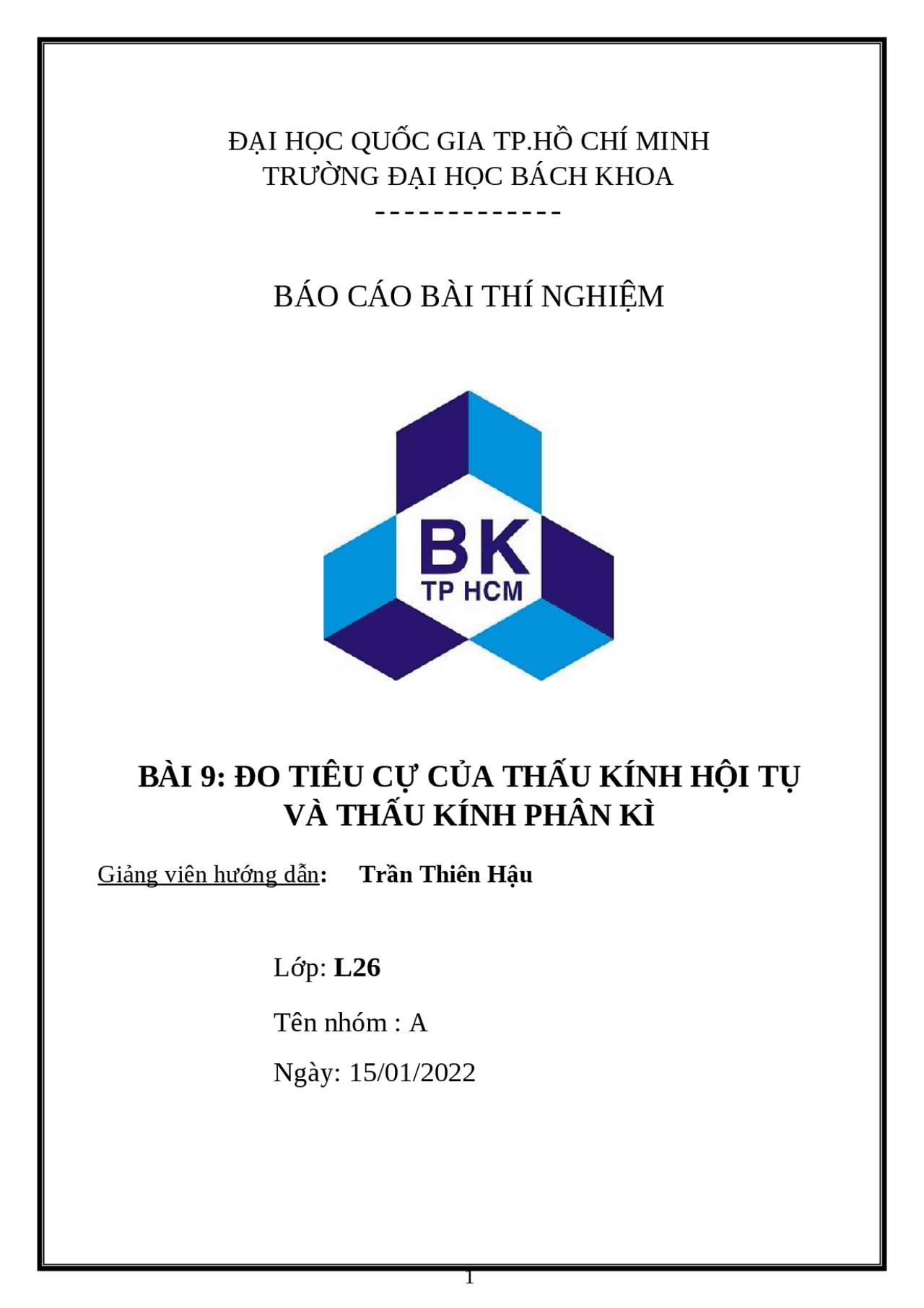 BÀi 9 Thí Nghiệm Vật Lý Schemes And Mind Maps Physiology Docsity