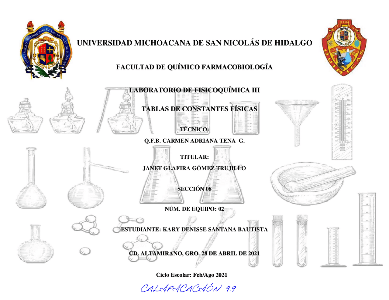 Constantes fisicas mas basicas para laboratorio de fisicoquimica III ...