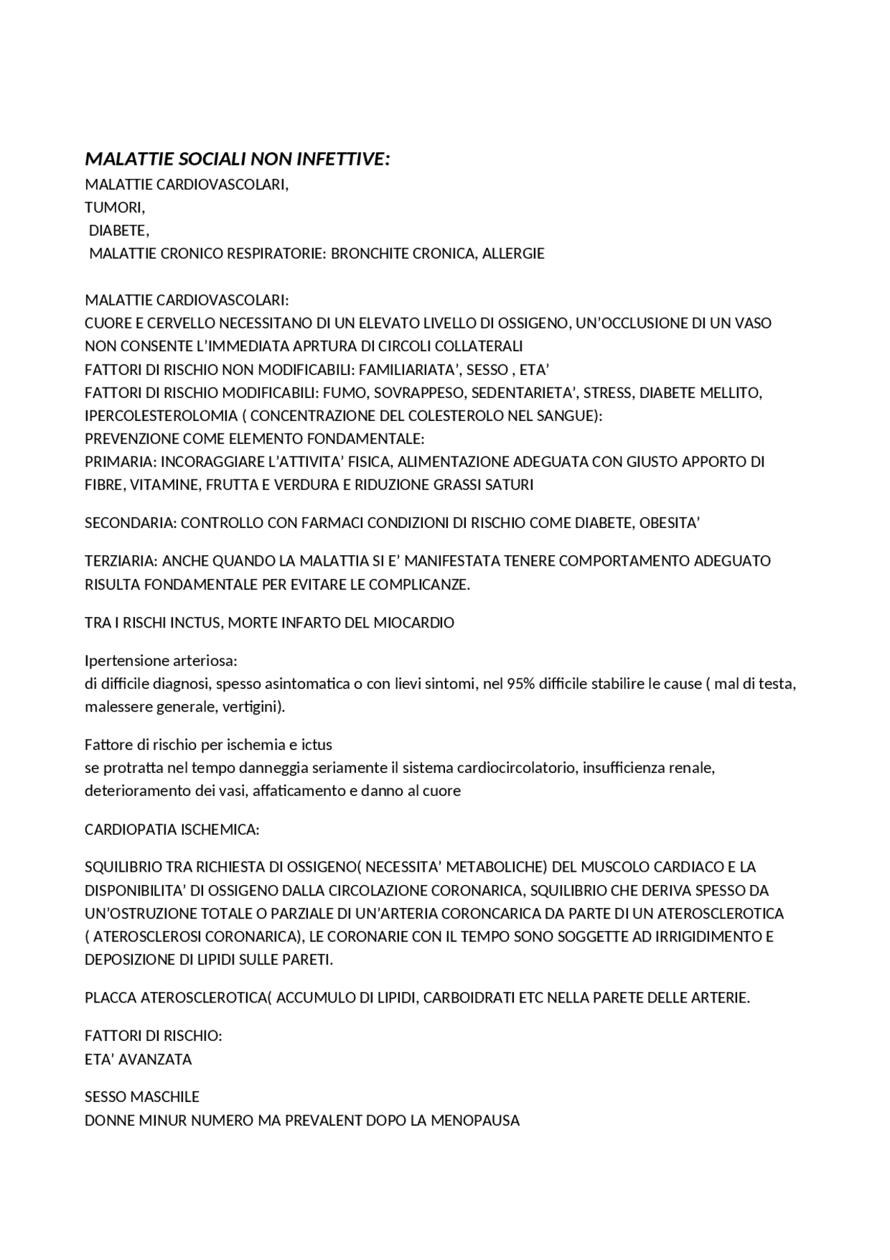 Educazione Alla Salute Docsity