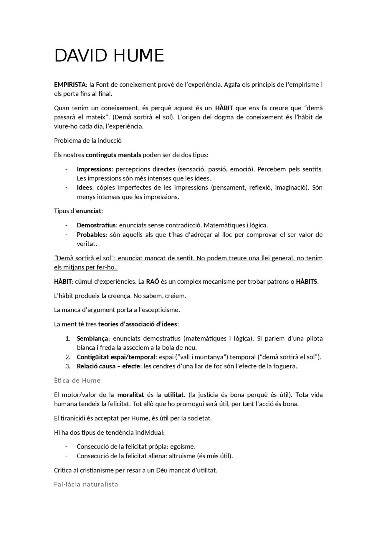 Apuntes Locke Selectividad Docsity