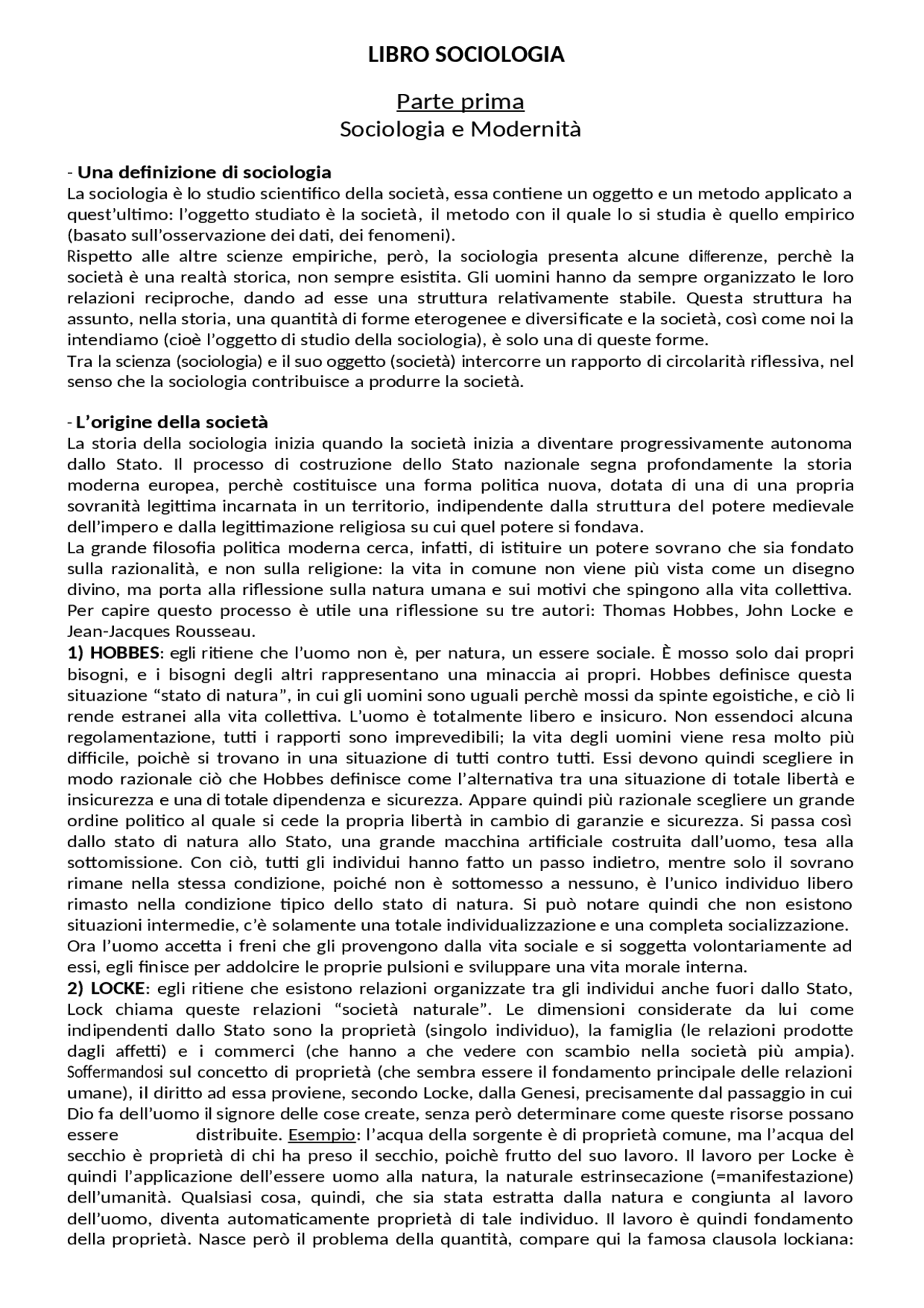 Introduzione alla sociologia. Le teorie, i concetti, gli autori - Ambrogio Santambrogio - Docsity