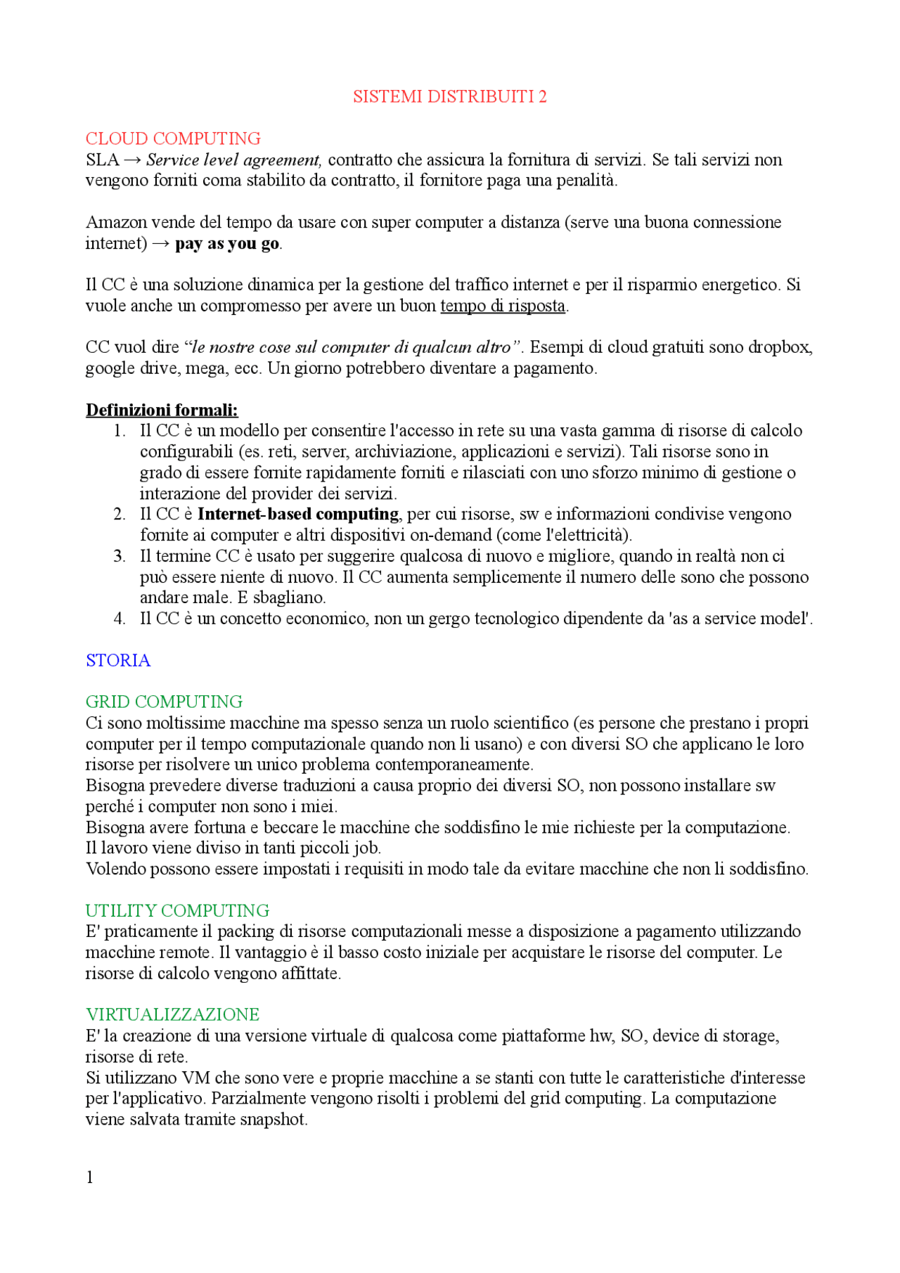 Appunti Corso Di Sistemi Distribuiti Parte 2 Docsity
