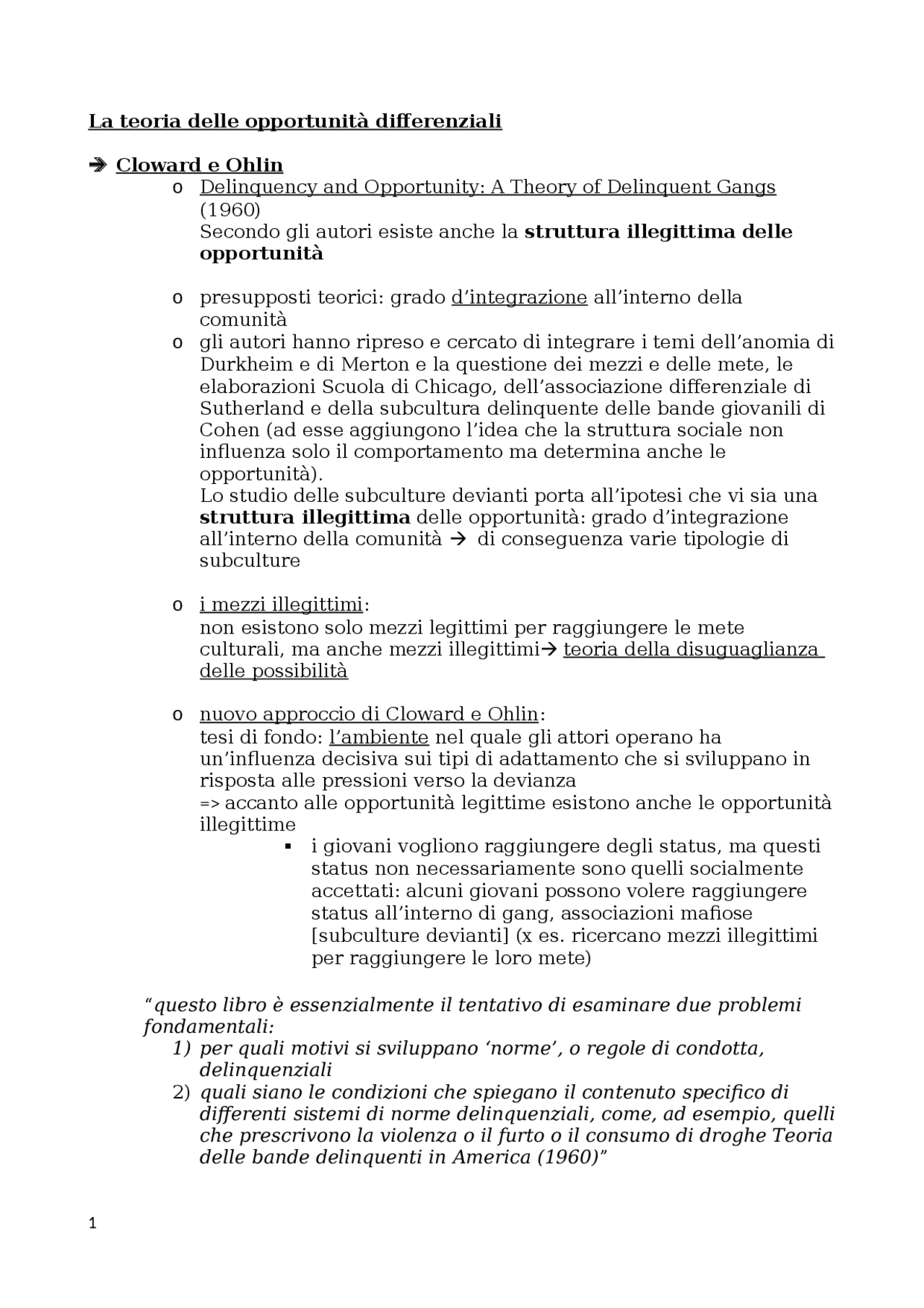Appunti Completi Secondo Parziale Tuzza Docsity