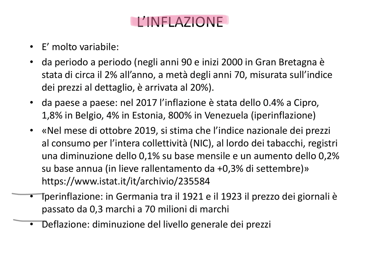 Appunti Di Macro E Microeconomia Docsity