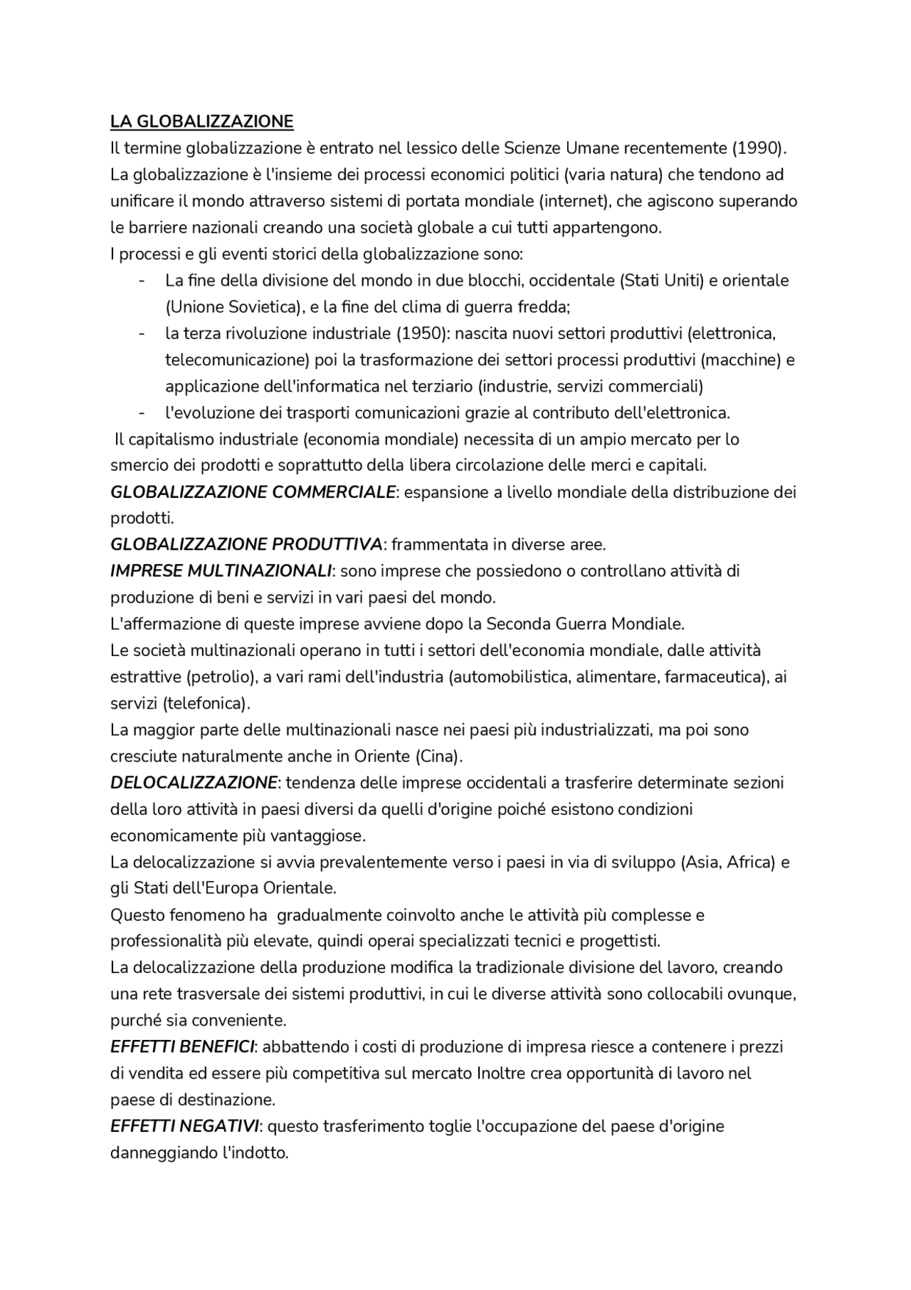 Appunti Scienze Umane 20202021 Docsity