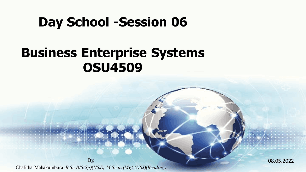 Computer Information System Docsity