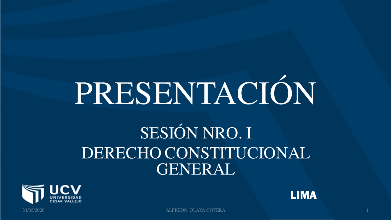 El Derecho Constitucional Docsity