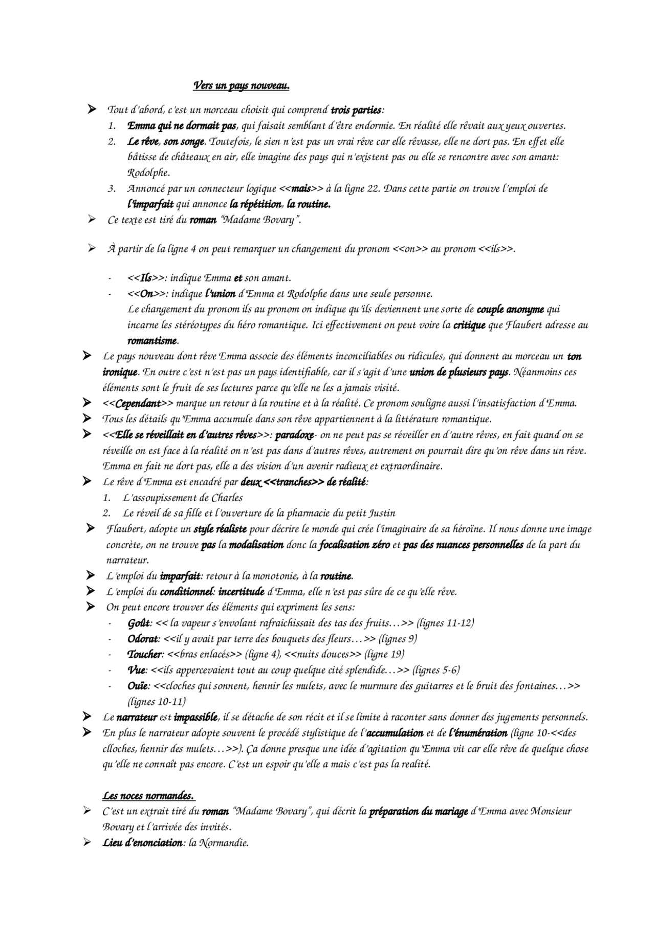 Appunti Su Flaubert Completi Docsity