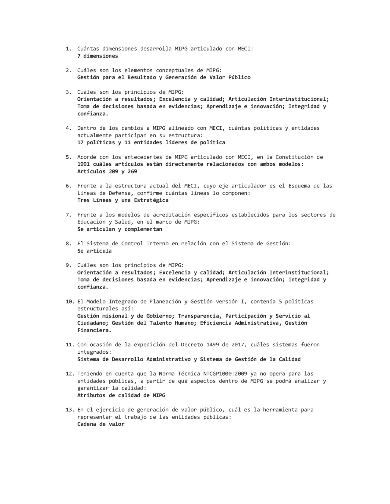 Migp respuestas de curso | Apuntes de Politica Social - Docsity