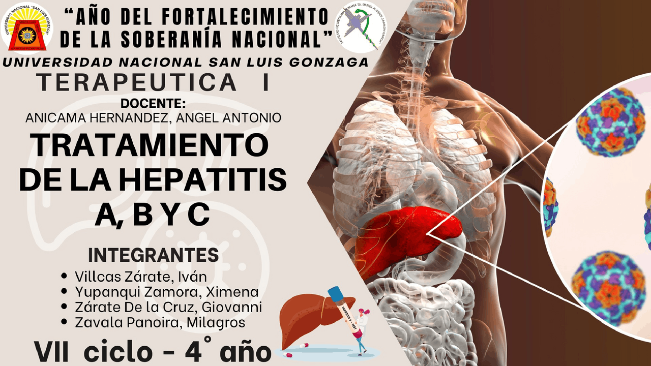 Tratamiento Hepatitis A B C - Docsity
