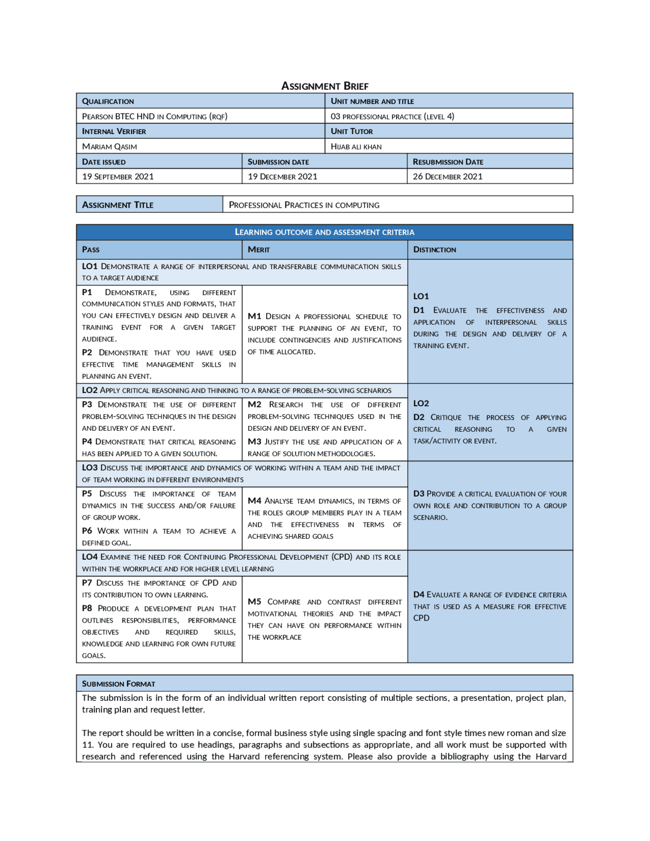 Btec Documents Computer Sciences Docsity