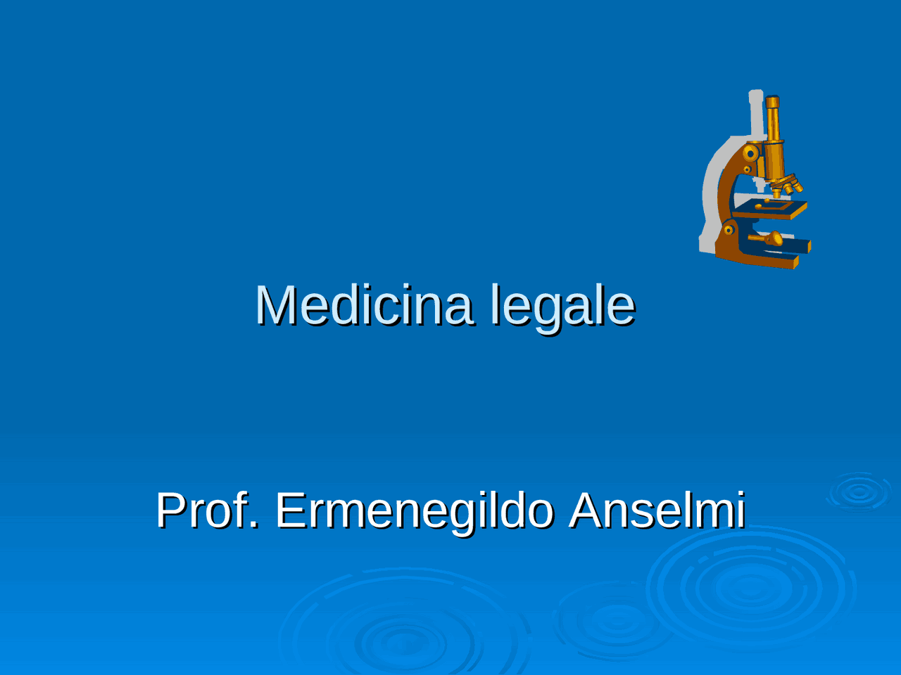Power point medicina legale - Docsity