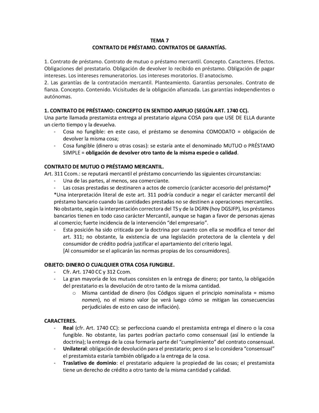 Tema 7 Apuntes Derecho Mercantil Ii Docsity