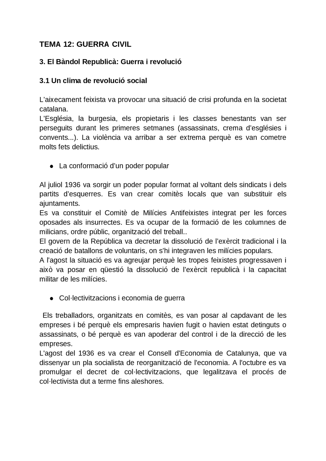 Historia 2n Bat Per A La Selectivitat Docsity