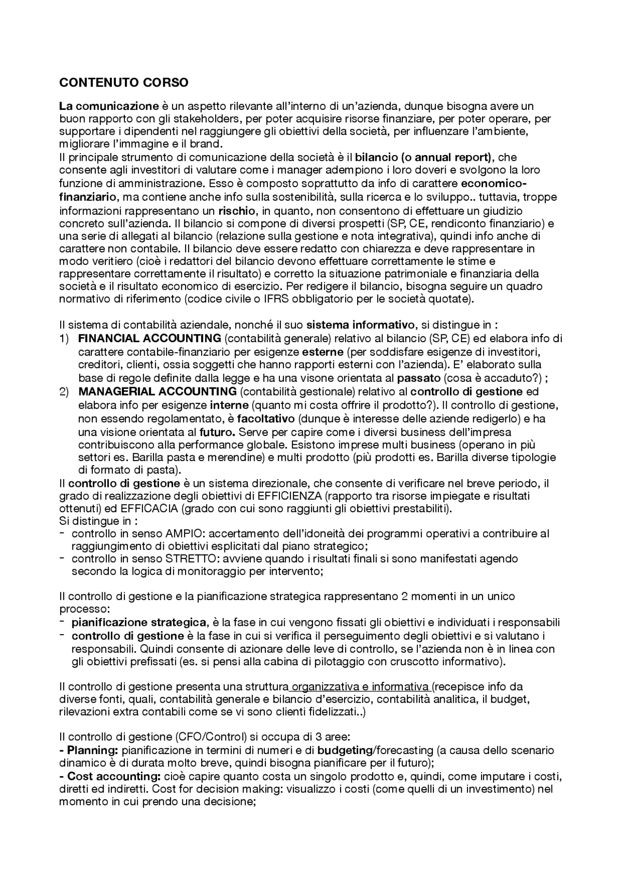 Integrated Reporting Docsity