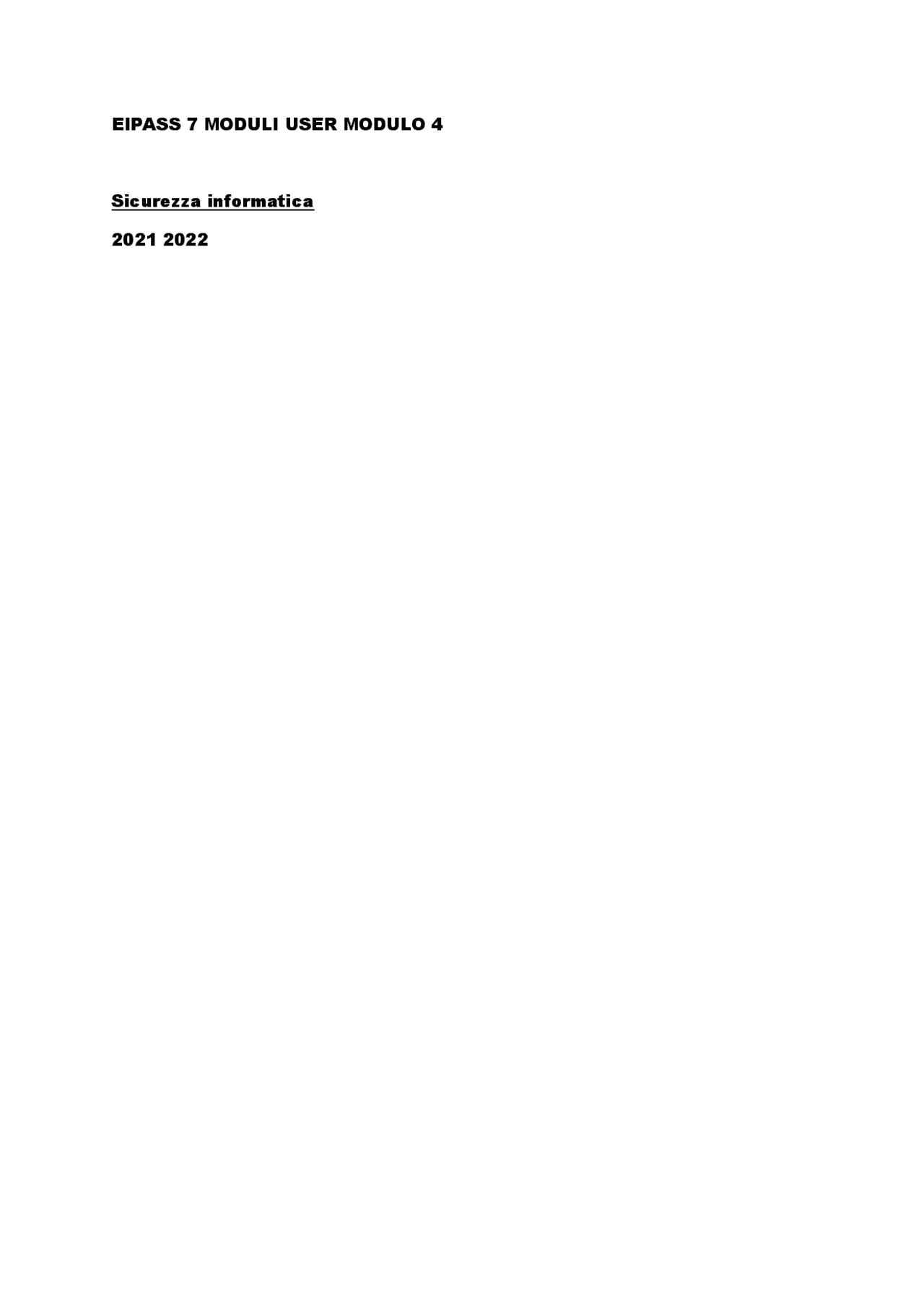 Eipass 7 Moduli User Modulo 4 Tutte Le Risposte Complete 2021 2022