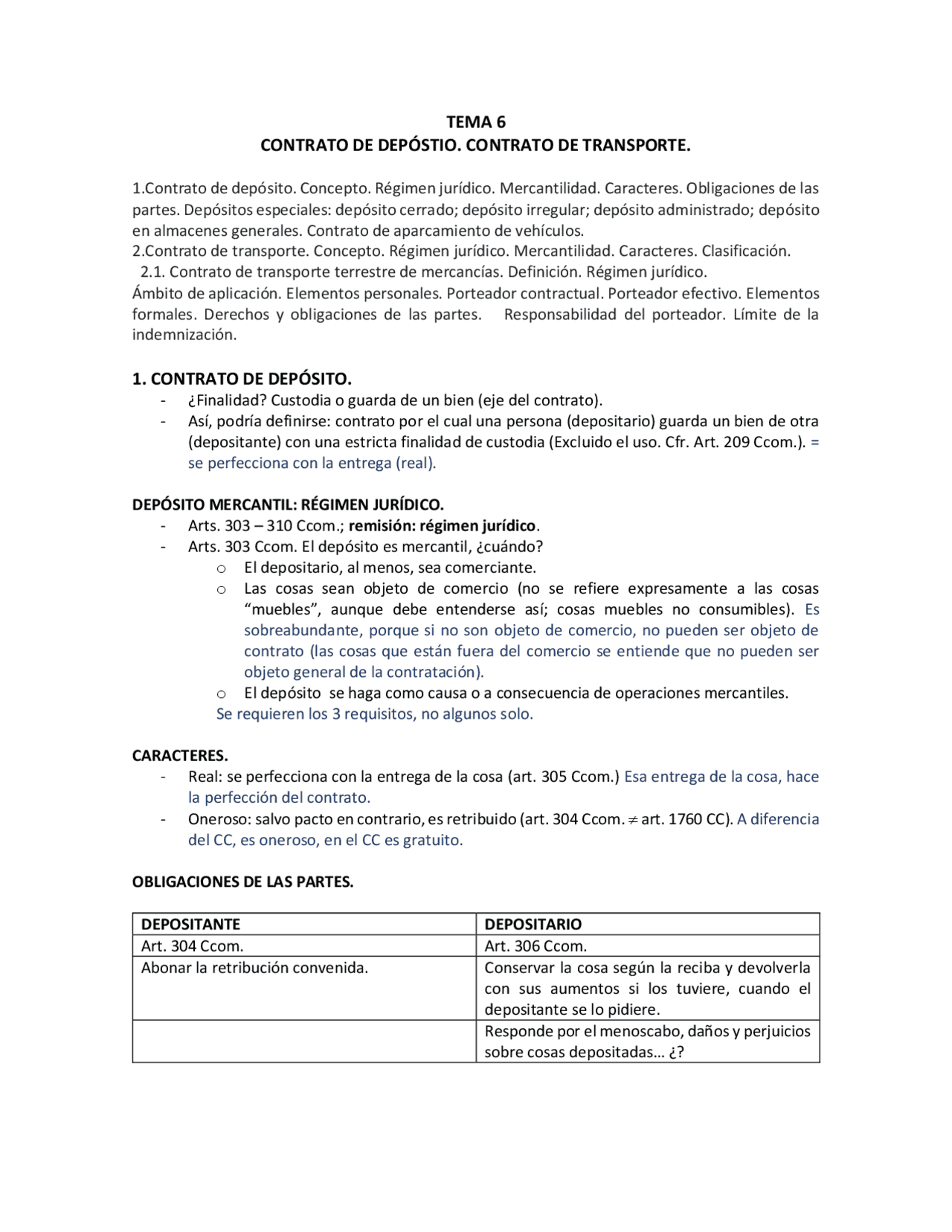 Tema 6 Apuntes Derecho Mercantil Ii Docsity