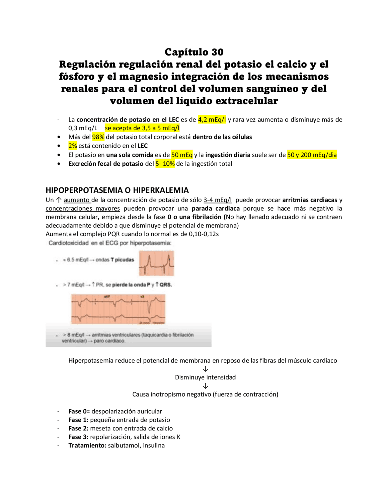 Resumen Y Apunte Del Capítulo 30 De Guyton Resúmenes De Fisiología
