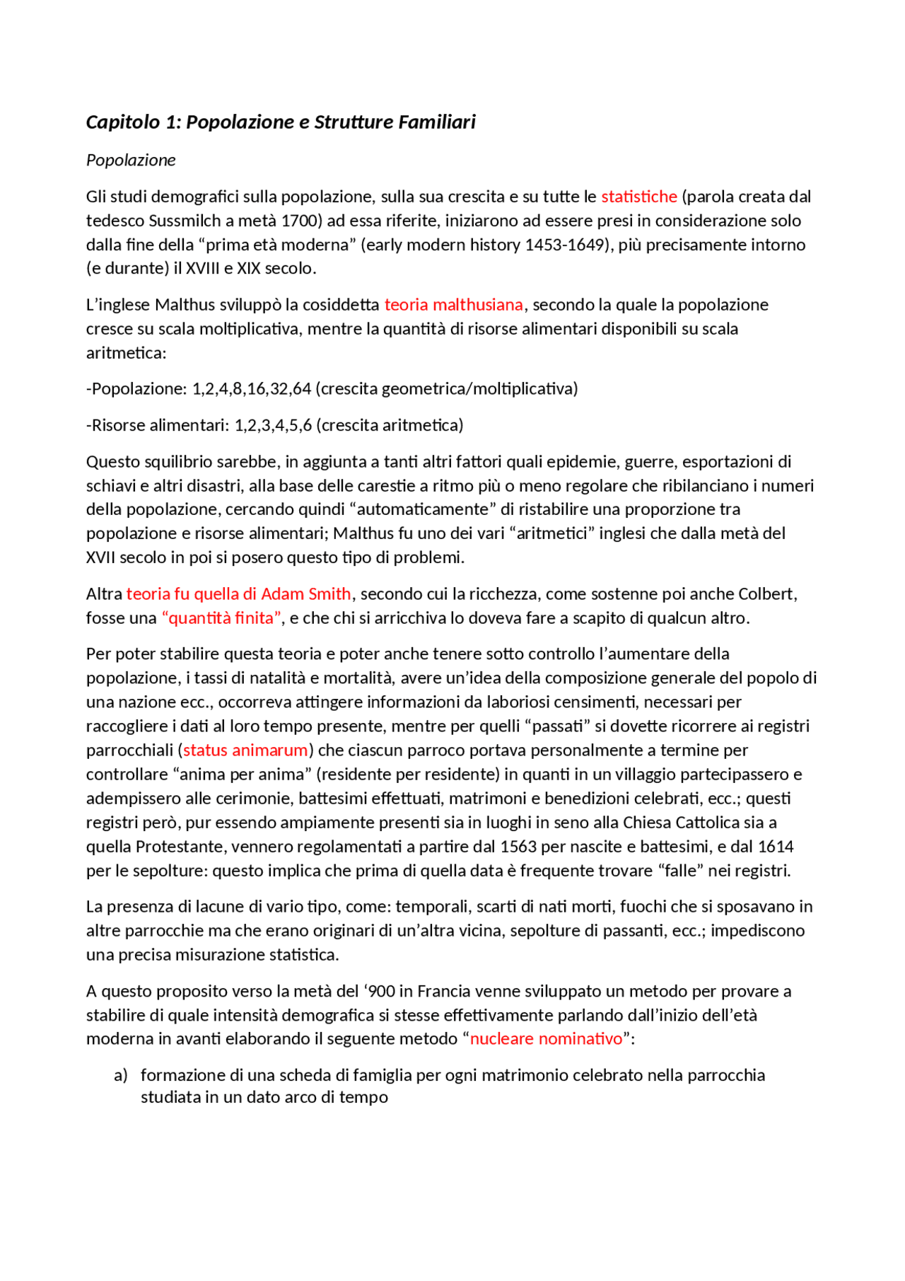 Riassunto Manuale Carlo Capra Docsity