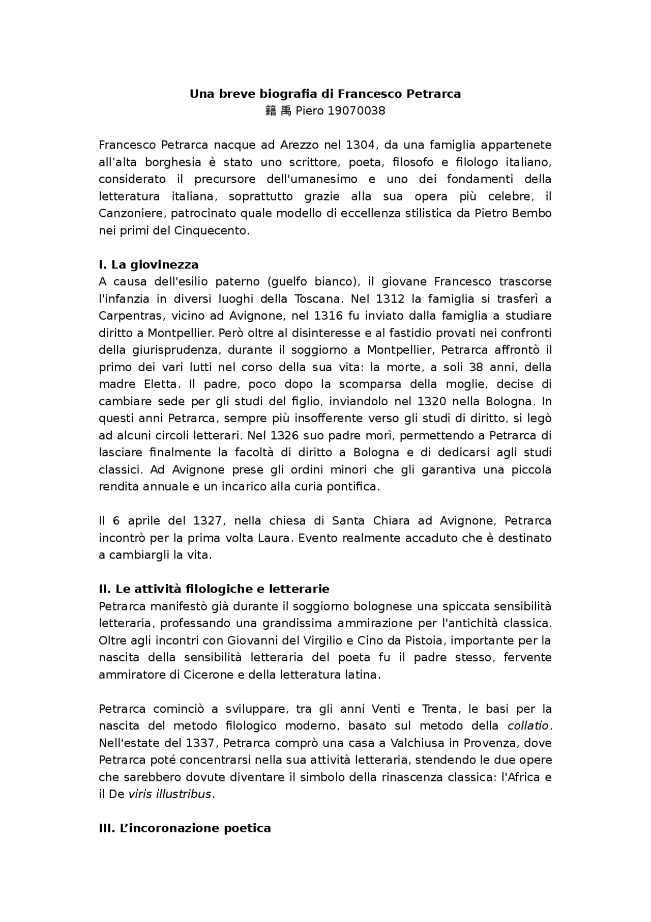 Francesco Petrarca: Biografia e Carriera di un Grande Umanista ...