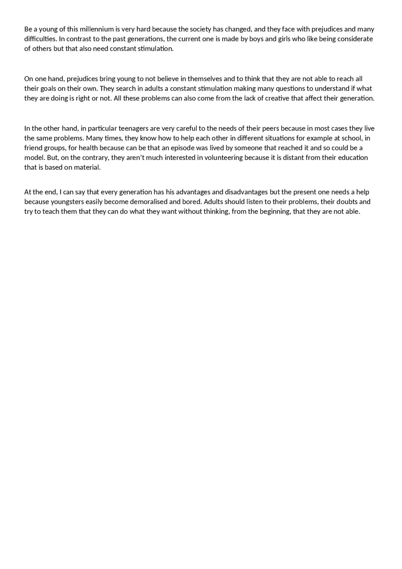 Essay inglese per preparazione c1 - Docsity