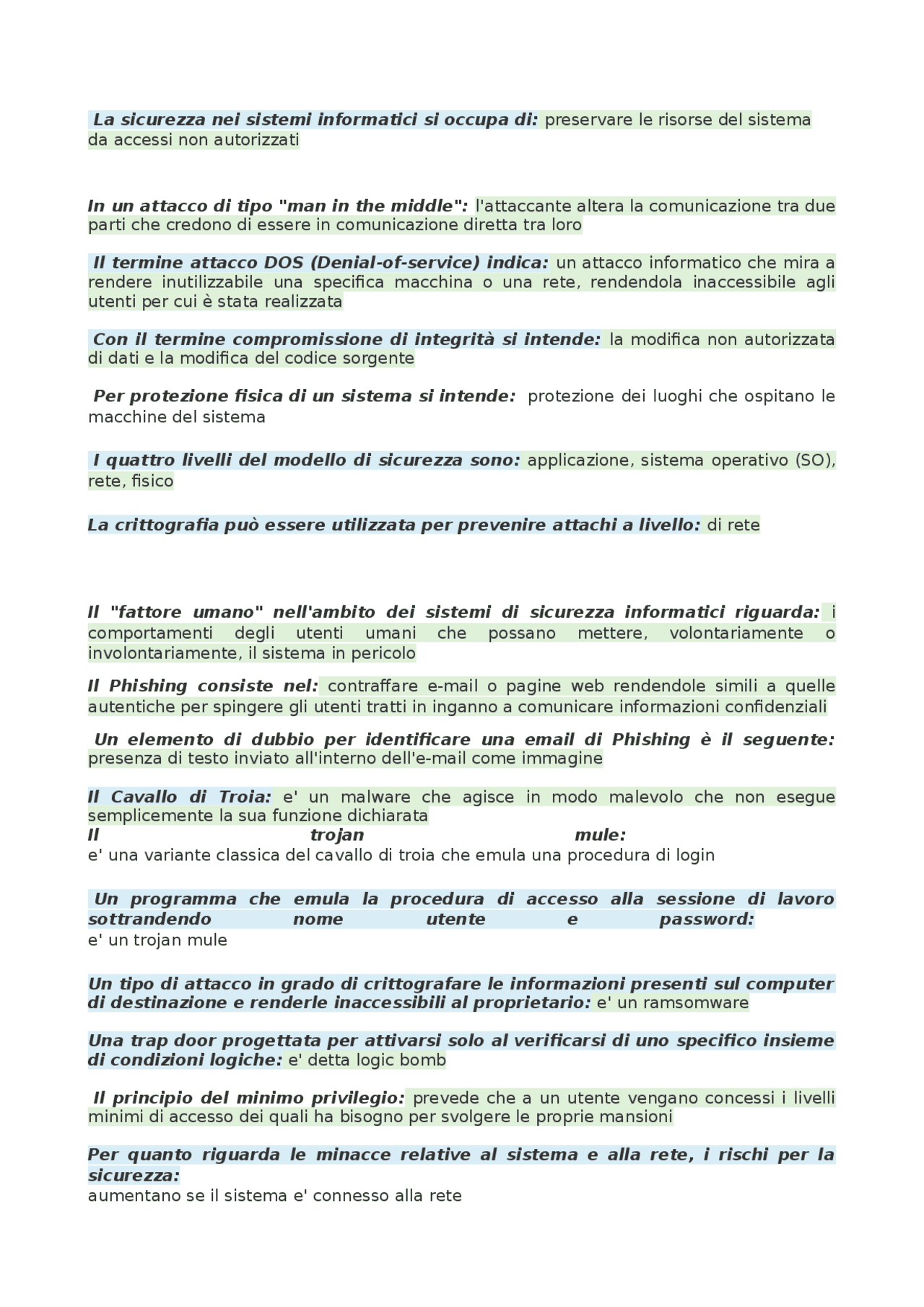 Sistemi Nei Miei Dettagli Docsity