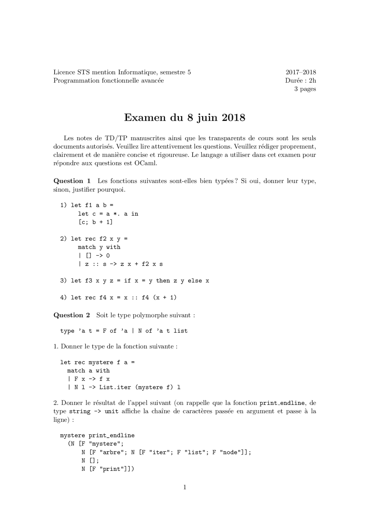Examen PFA 2014-2021 - Docsity