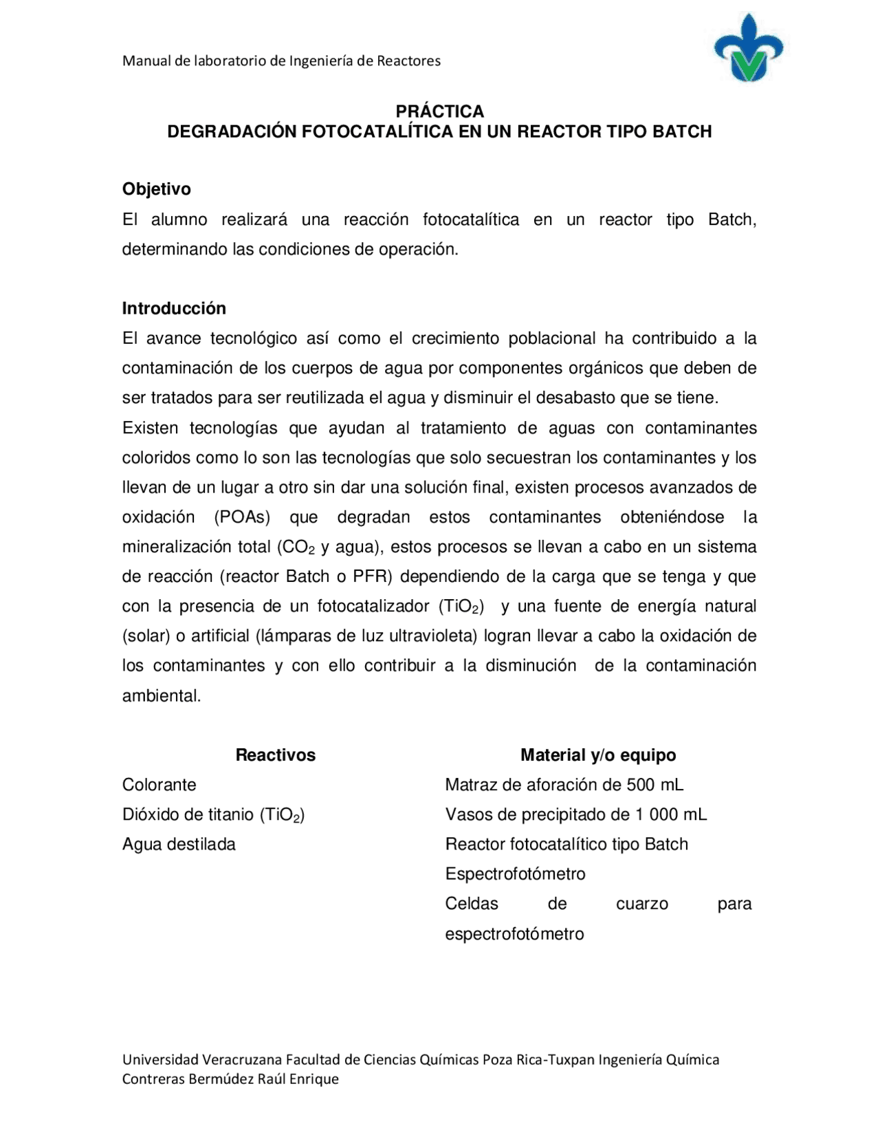 Ingeniería De Reactores Docsity