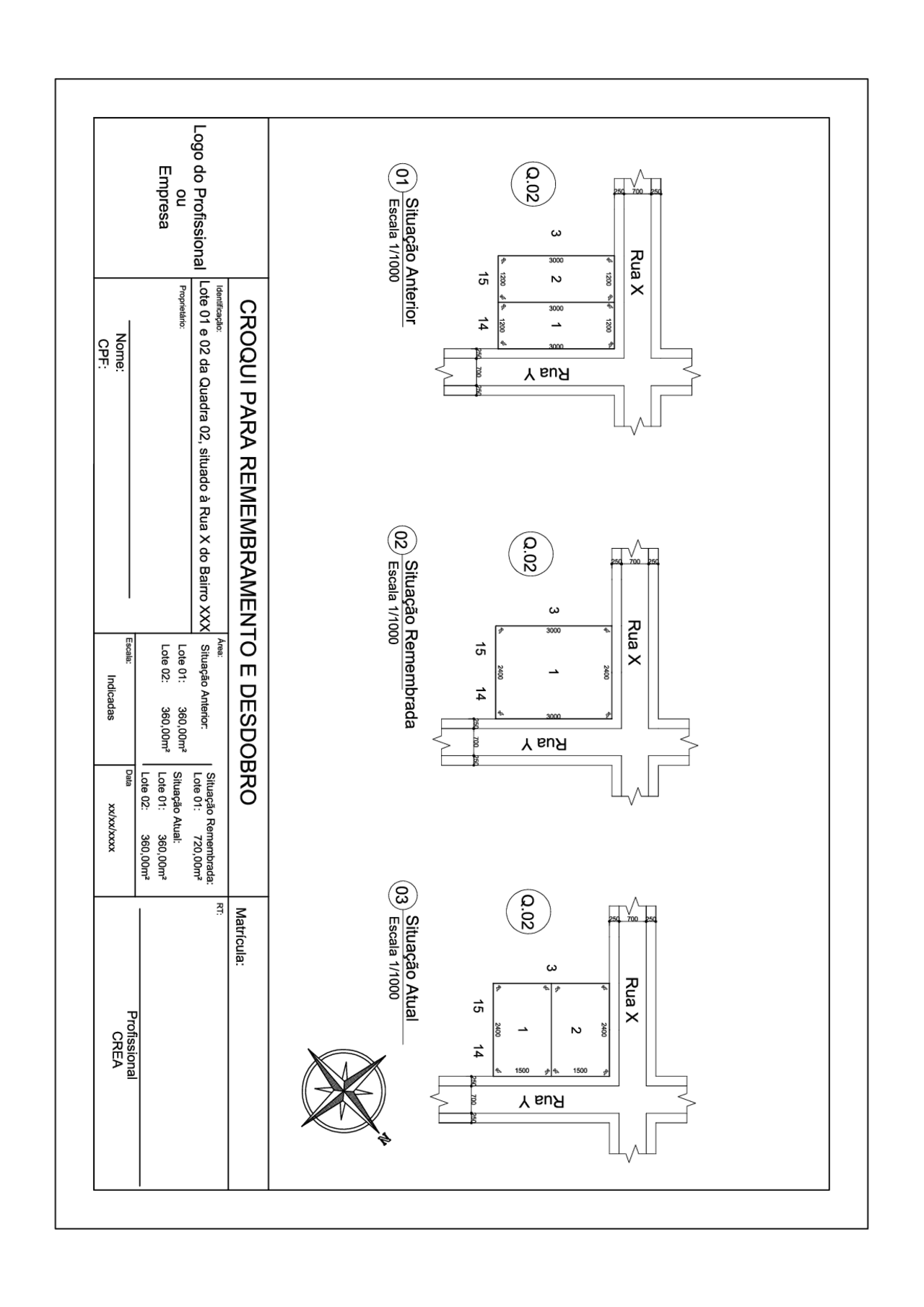 Desmembramento e remembramento desdobro - Docsity