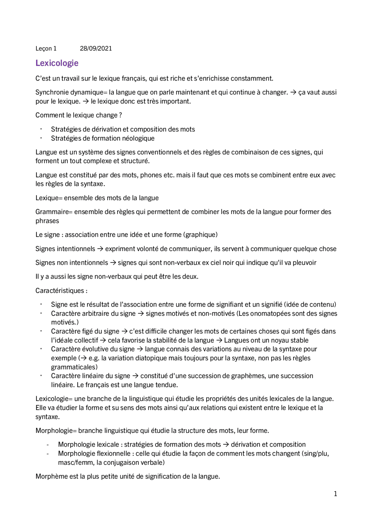Appunti Completi Lingua Francese Ii Prof Molinari Docsity