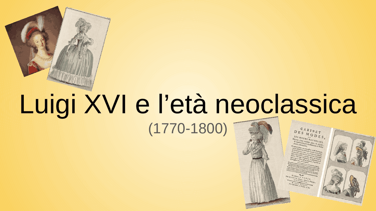 Luigi E Il Neoclassicismo Docsity